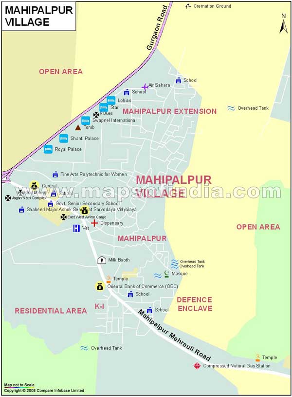 Mahipalpur Village Map Mahipalpur Village Map