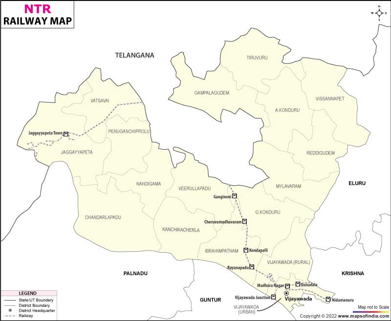 NTR Railway Map