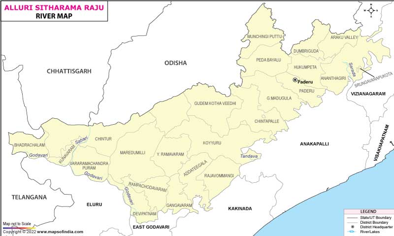 Alluri Sitharama Raju River Map