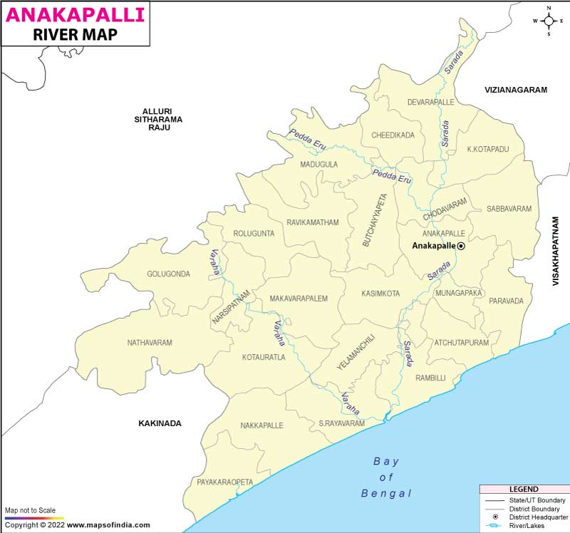 Anakapalli River Map