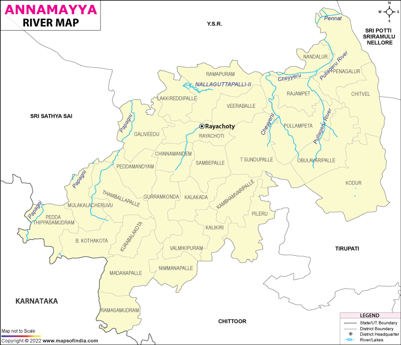 Annamayya River Map