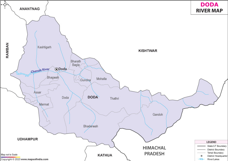 Doda River Map