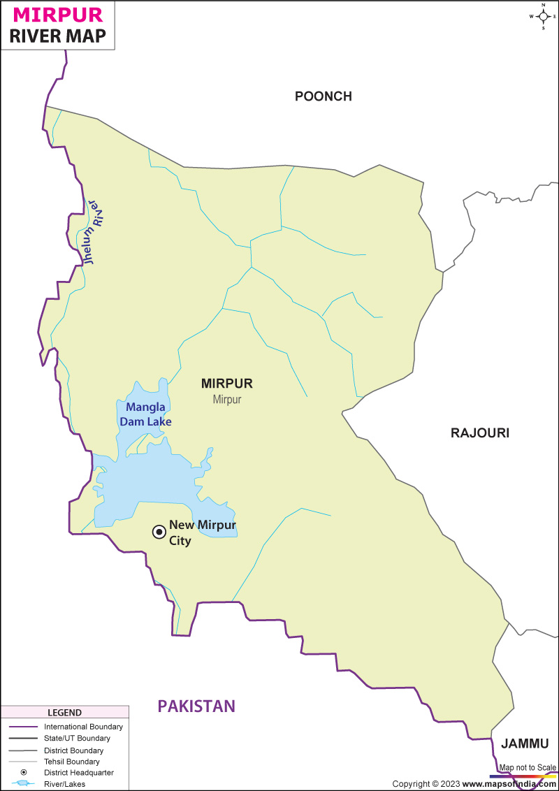 Mirpur River Map