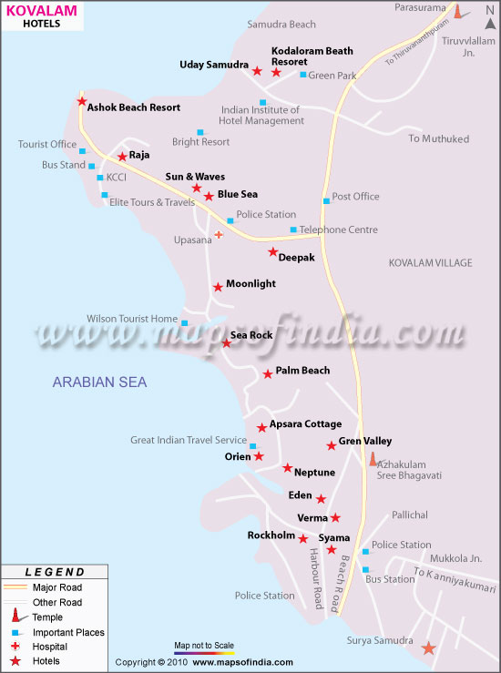 Hotels in Kovalam