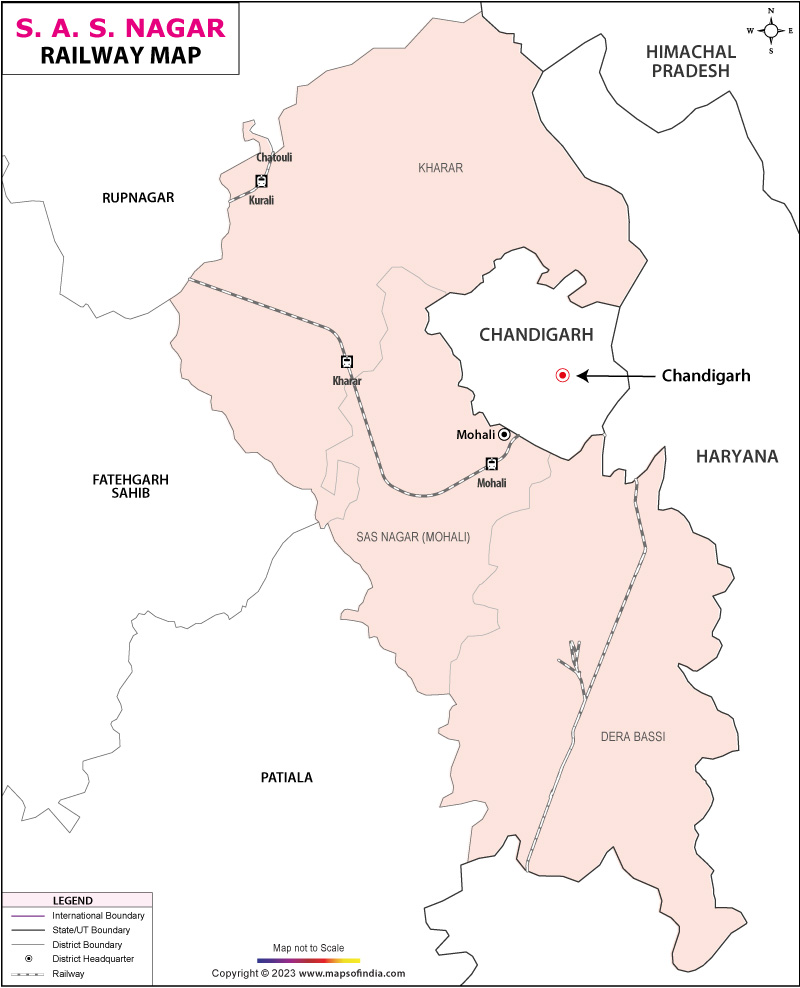 Sahibzada Arjit Singh Nagar Railway Map