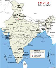 India Map, Map of India