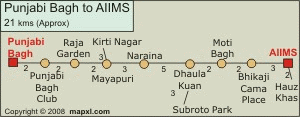 Maps of India, Delhi Traveller Assistance