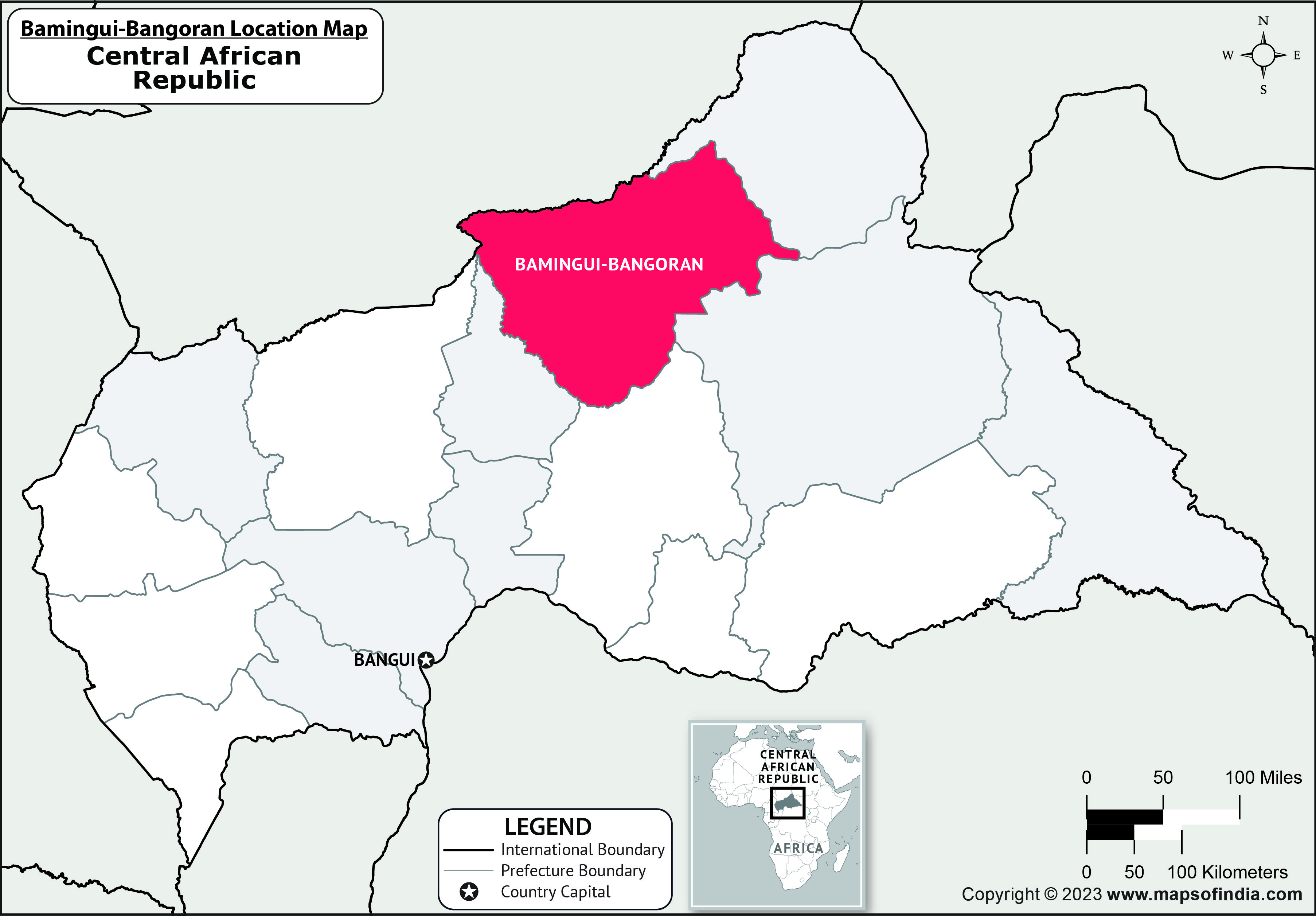 Bamingui Bangoran, Google Map, Central African Republic | Google Map of ...