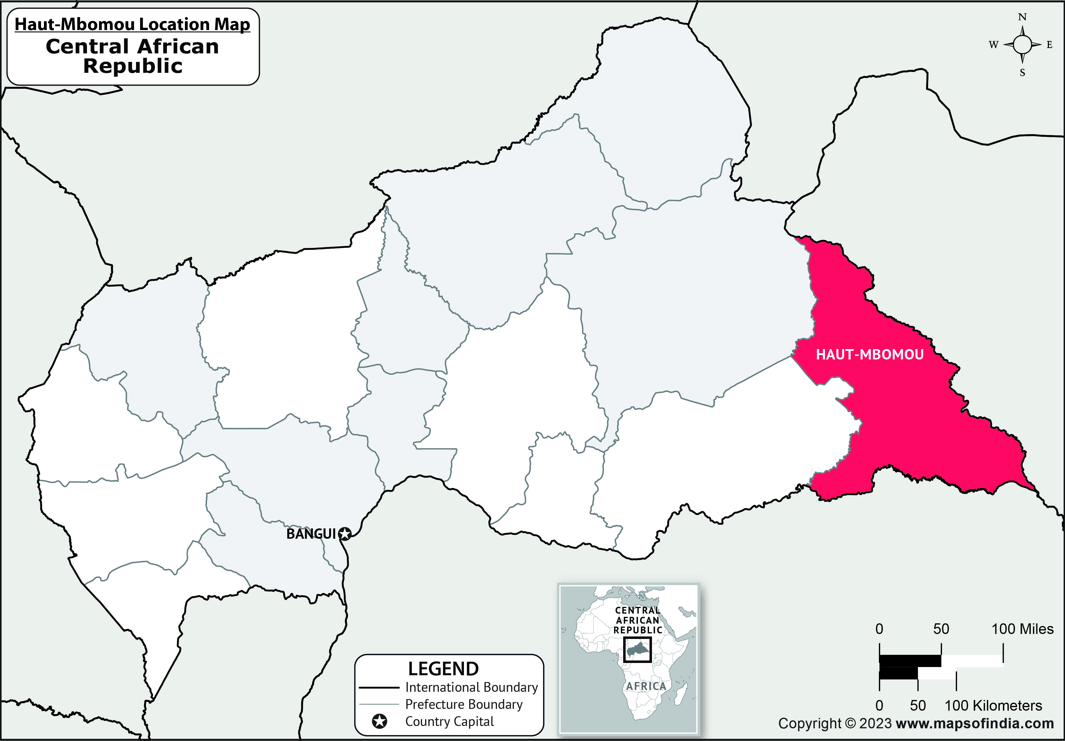 Where is Haut Mbomou Located in Central African Republic? | Haut Mbomou ...
