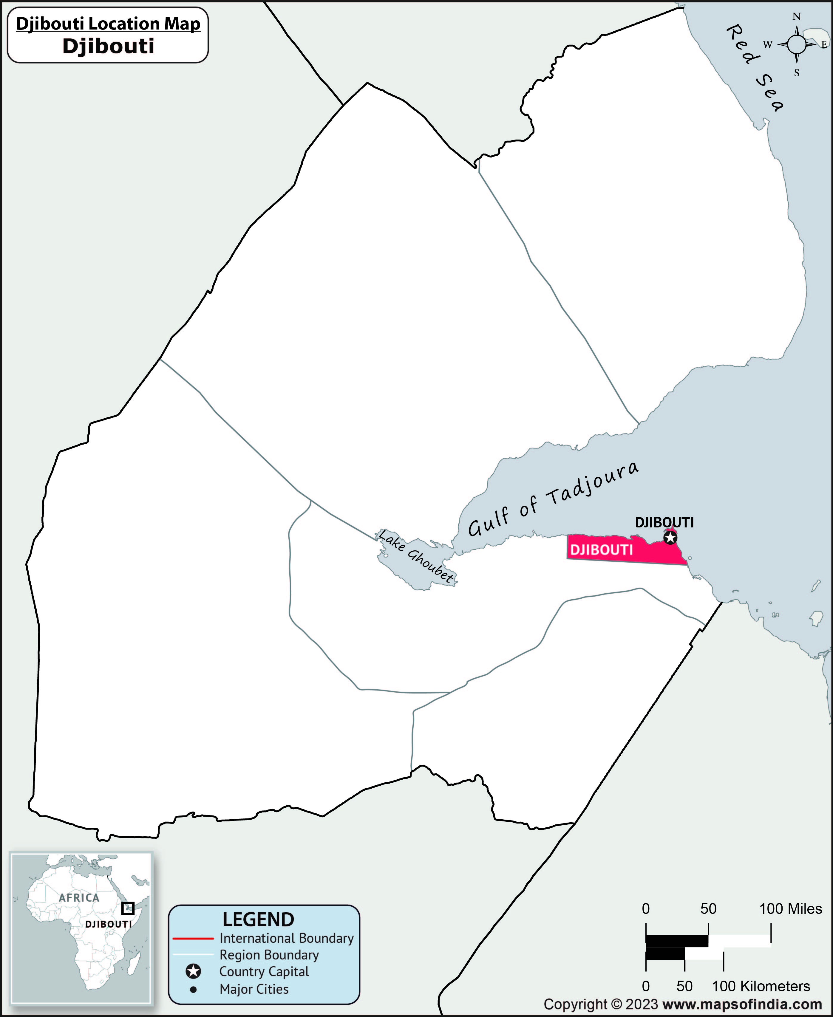 Where is Djibouti Located in Djibouti? | Djibouti Location Map in the ...
