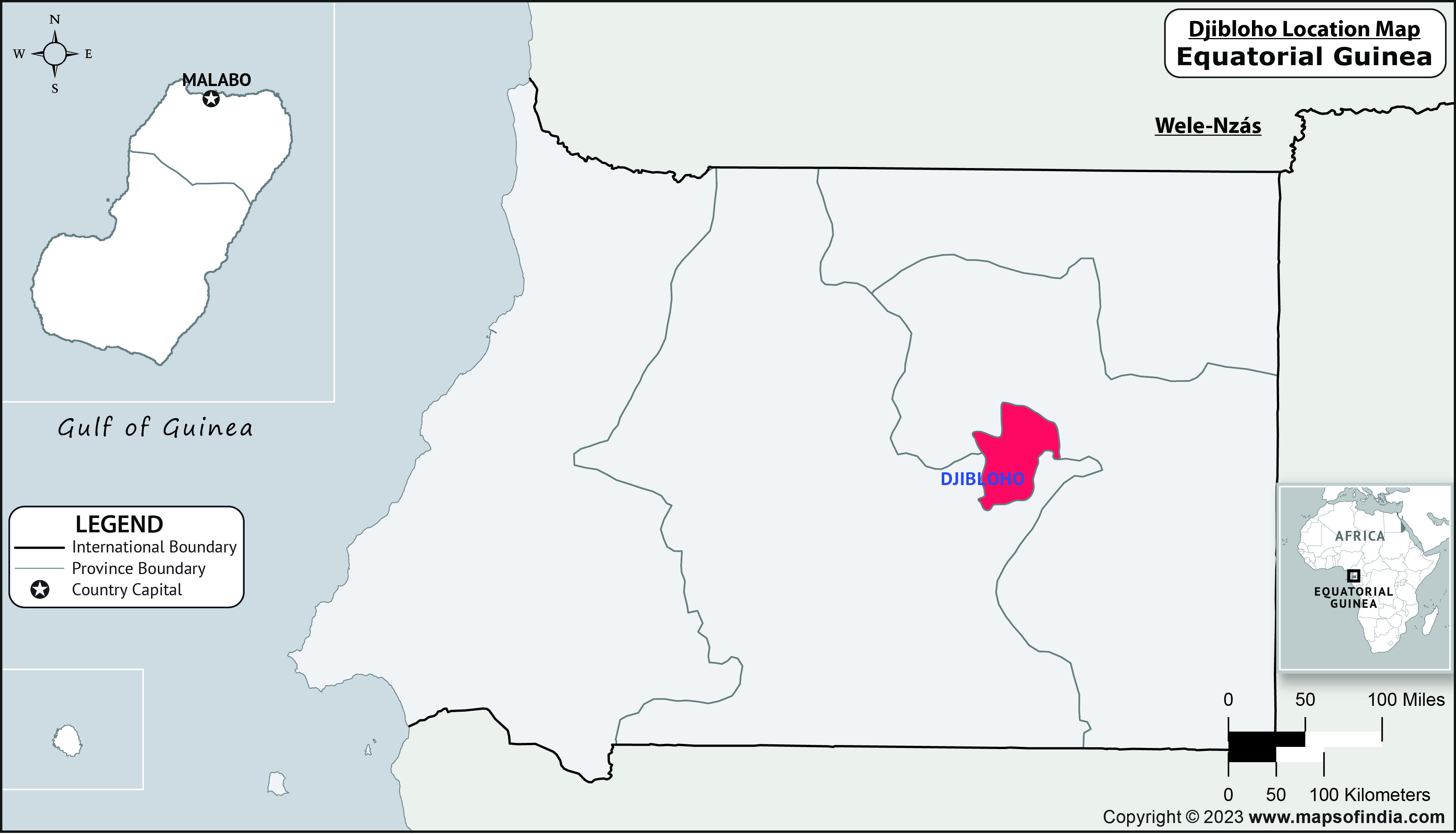 Djibloho, Google Map, Equatorial-Guinea | Google Map of Djibloho ...