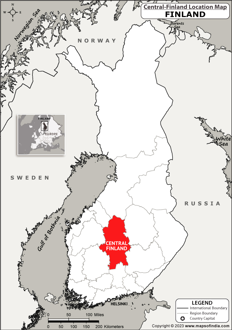 finland on google maps
