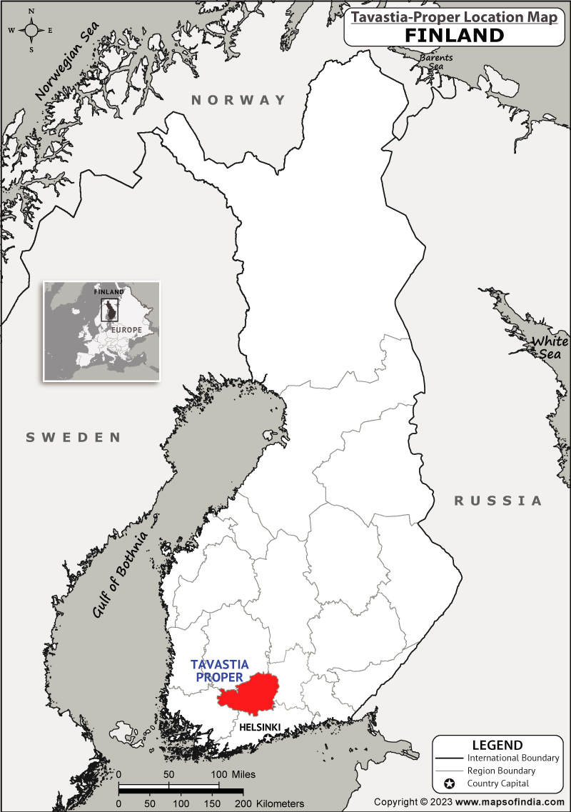 Where is Tavastia Proper Located in Finland? | Tavastia Proper Location ...
