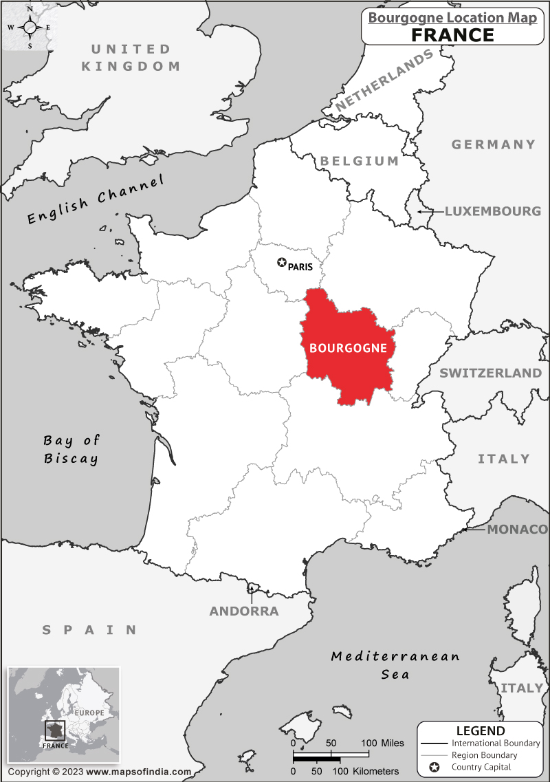 Bourgogne, Google Map, France | Google Map of Bourgogne Satellite View