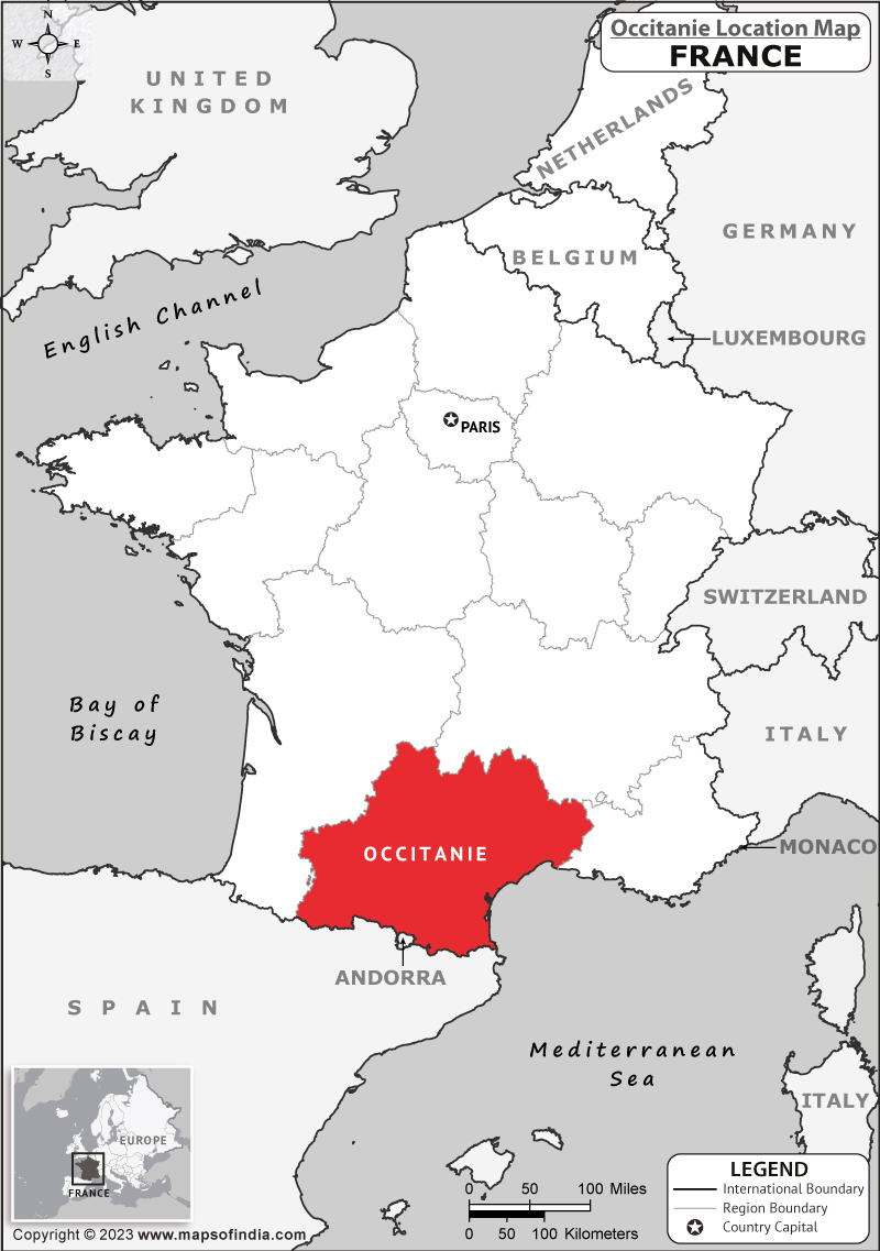 Where is Occitanie Located in Finland? | Occitanie Location Map in the ...