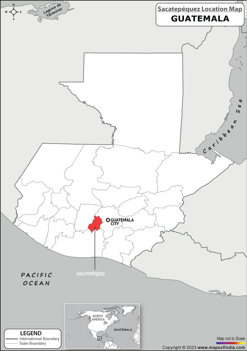 Where is Suchitepequez Located in Guatemala? | Suchitepequez Location Map in the Guatemala