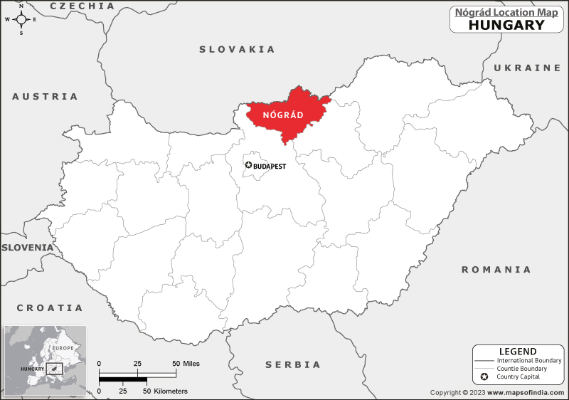 Nograd, Google Map, Hungary | Google Map of Nograd Satellite View