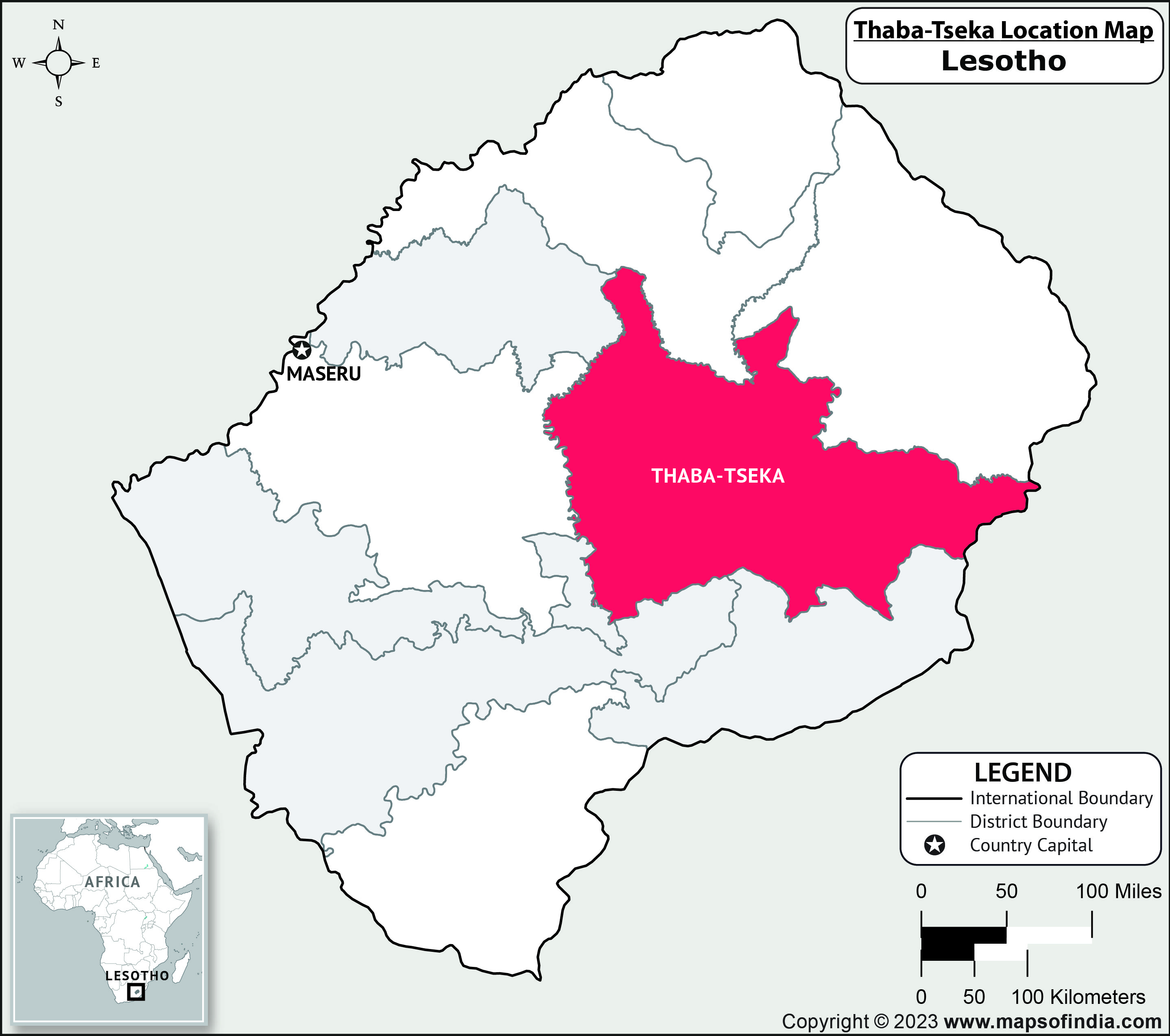 Thaba-Tseka, Google Map, Lesotho | Google Map of Thaba-Tseka Satellite View