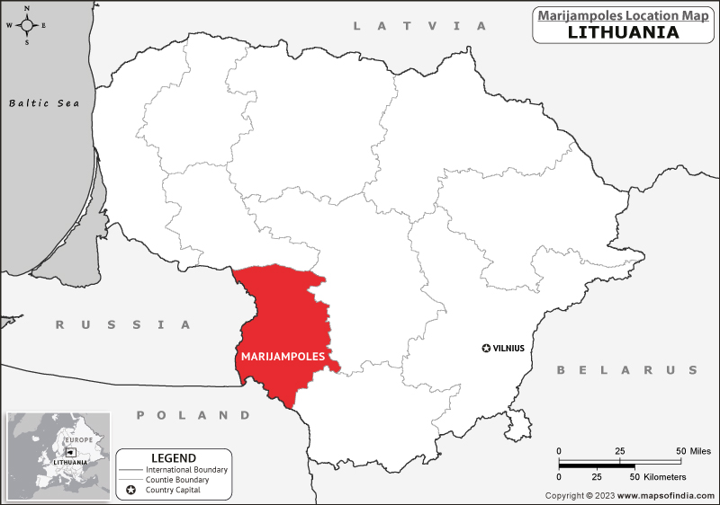 Where is Marijampoles Located in Kosovo? | Marijampoles Location Map in ...