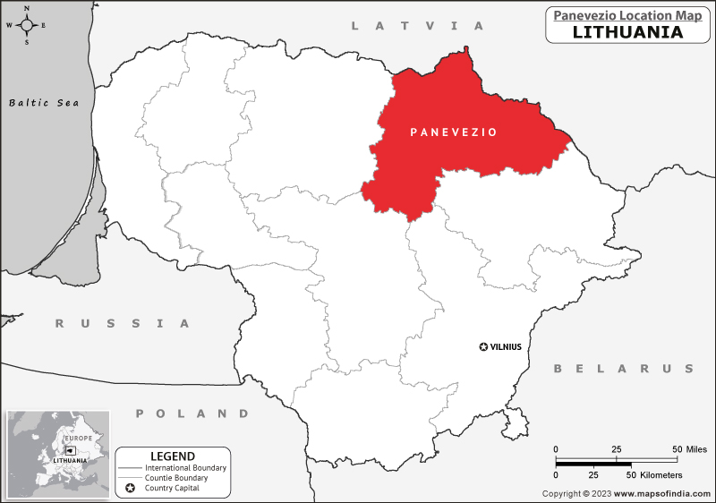 Where is Panevezio Located in Kosovo? | Panevezio Location Map in the ...