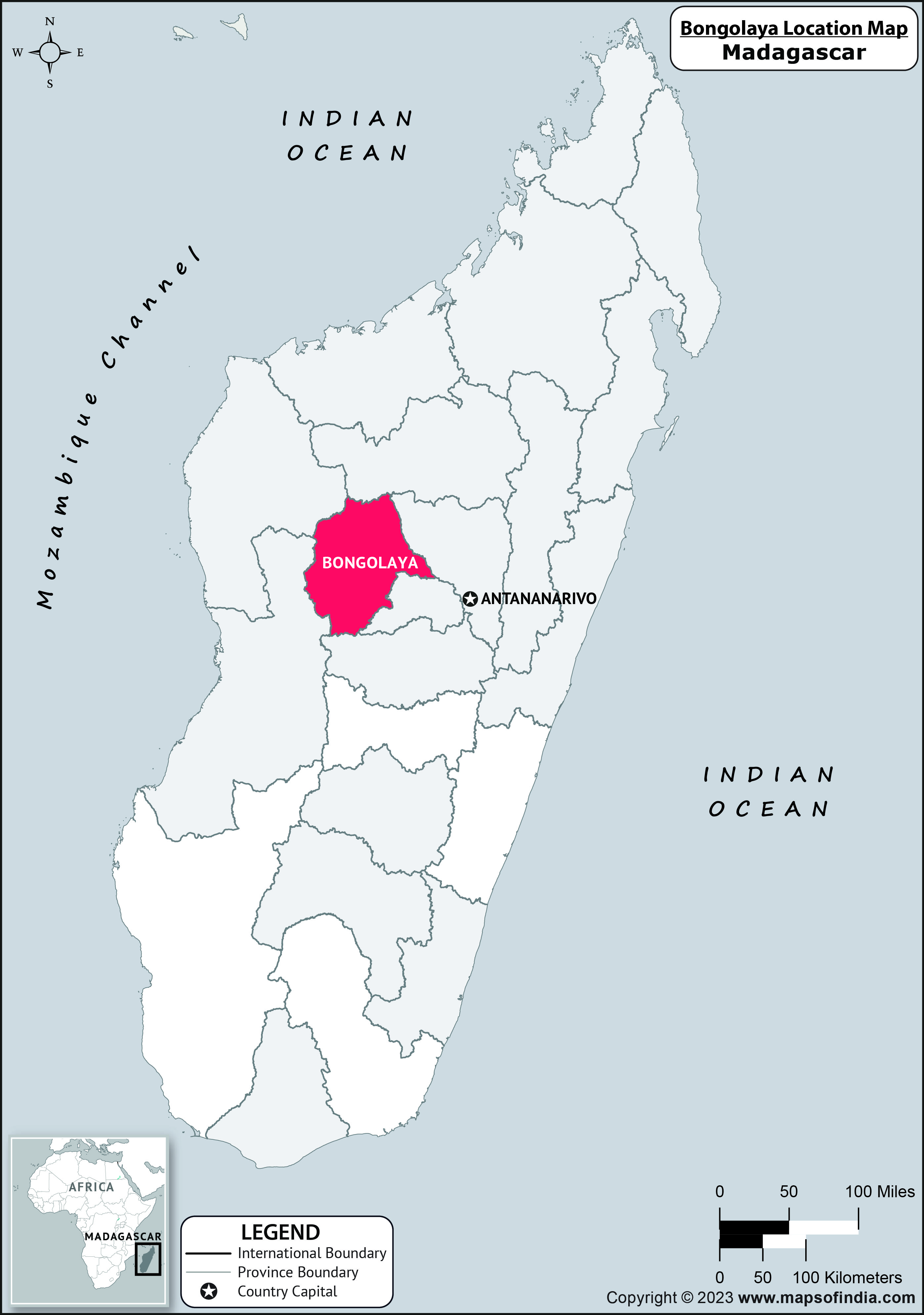 Bongolaya, Google Map, Madagascar | Google Map of Bongolaya Satellite View