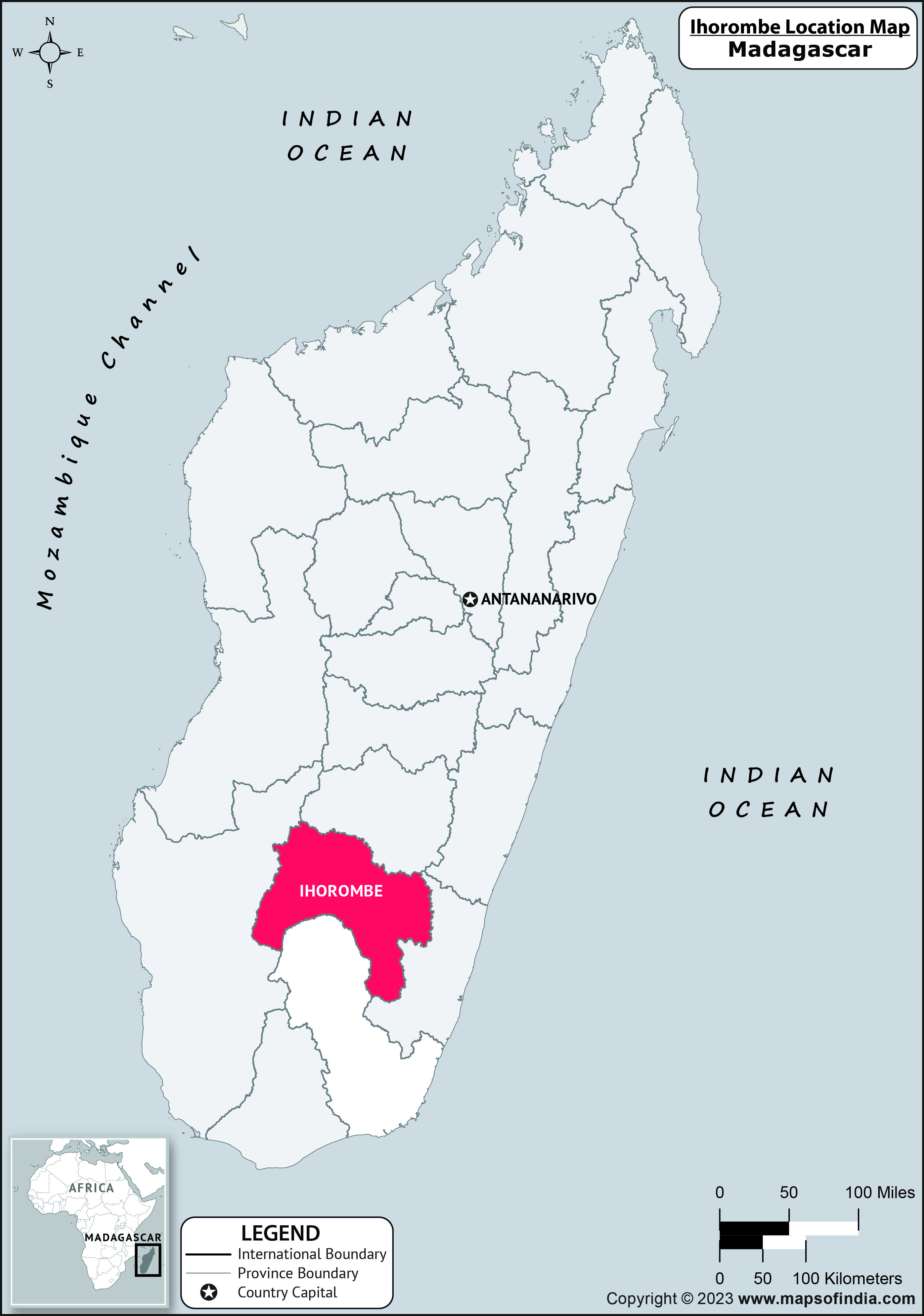Where is Ihorombe Located in Madagascar? | Ihorombe Location Map in the ...