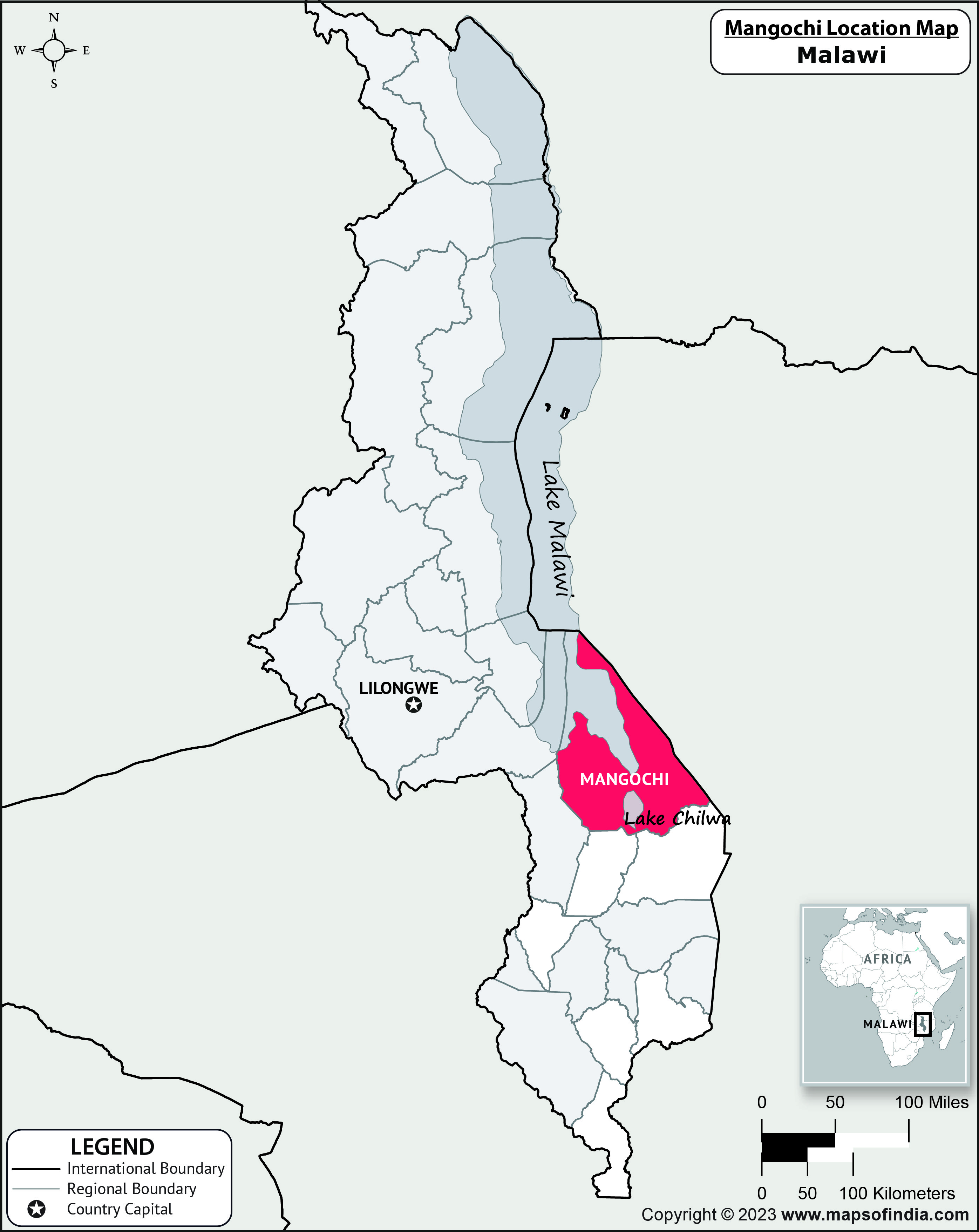 Mangochi, Google Map, Malawi | Google Map of Mangochi Satellite View