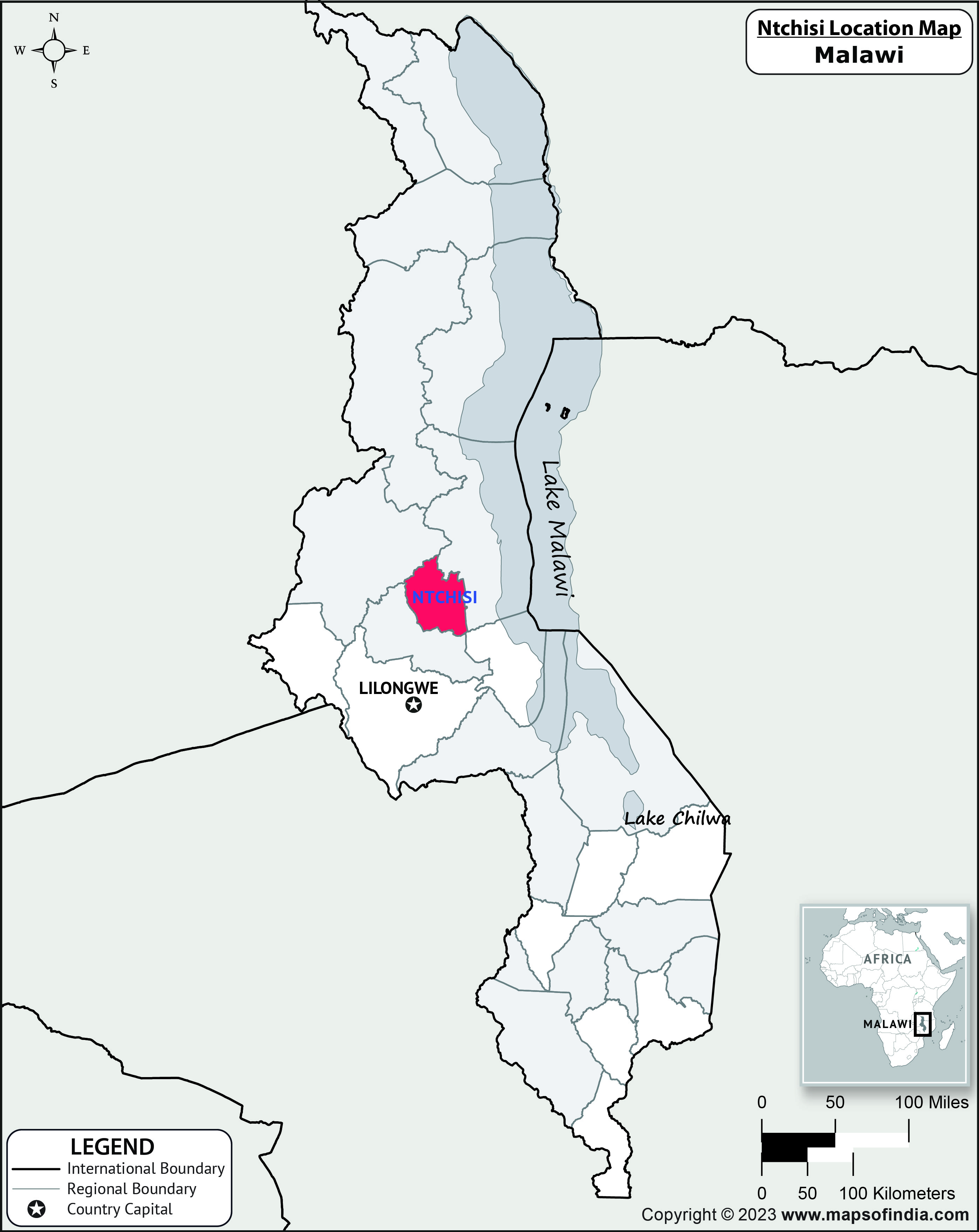 Where is Ntchisi Located in Malawi? | Ntchisi Location Map in the Malawi