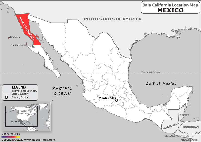 Baja California, Google Map, Baja California | Google Map of Baja ...