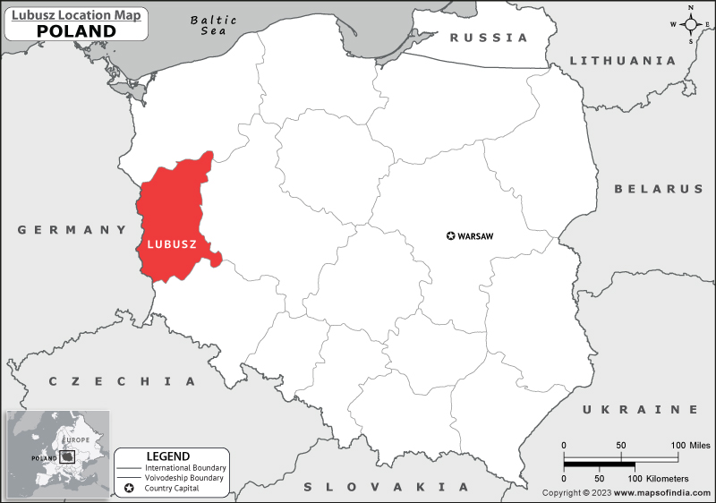 Where is Lubusz Located in Poland? | Lubusz Location Map in the Poland