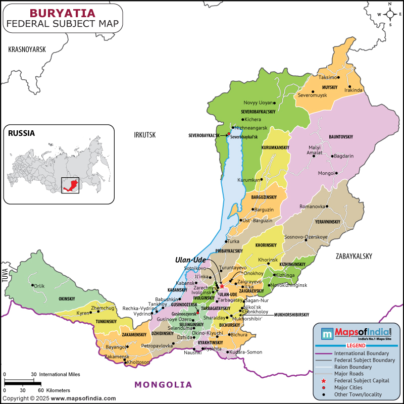 Buryatia, Russia Map – Geography, Culture & Travel Guide
