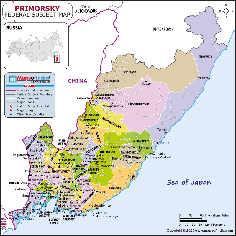 Primorsky Krai, Russia – Map, Geography & Key Facts