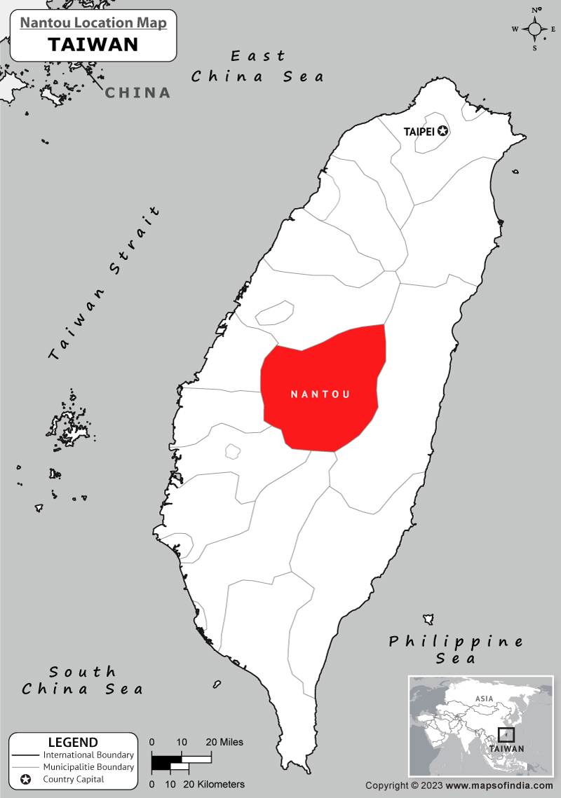 Nantou, Google Map, Taiwan | Google Map of Nantou Satellite View